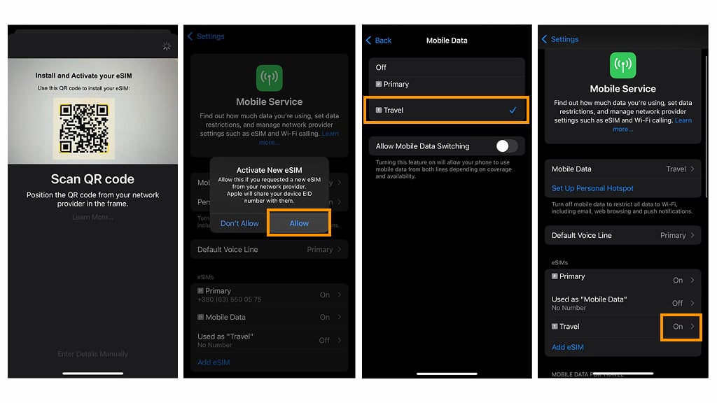 iPhone 14 eSIM - How to Activate and Use It for Travelling 🍏 OHAYU eSIM