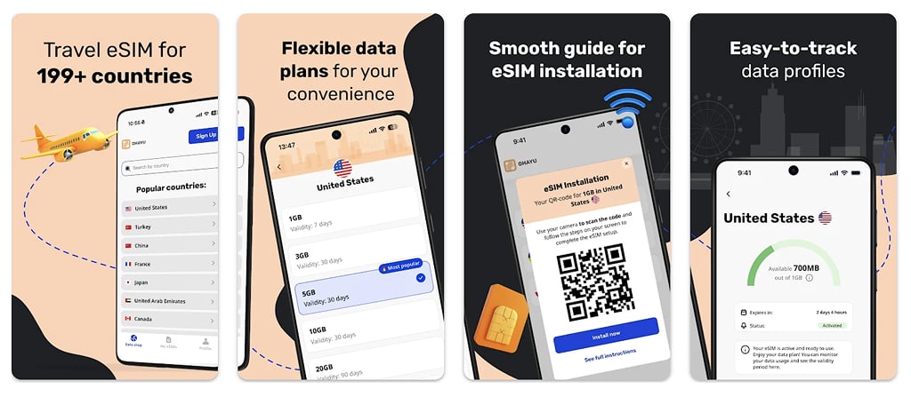 20+ Digital nomad apps for iPhone & Android 2026 | OHAYU eSIM