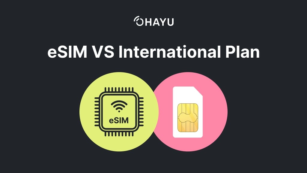 eSIM vs international plan comparison | OHAYU eSIM