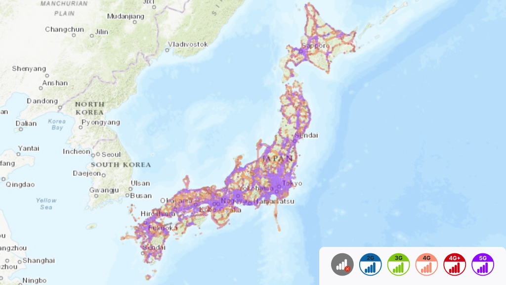 Mobile networks in Japan – speed, 5G coverage, price comparison