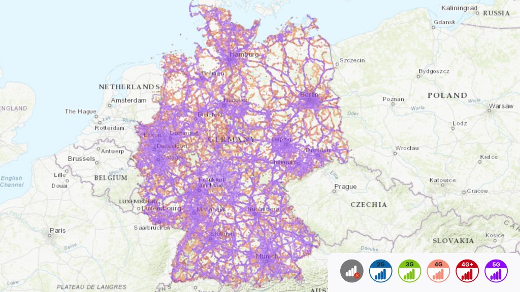 Mobile networks in Germany - prices, operators, 5G coverage | OHAYU eSIM