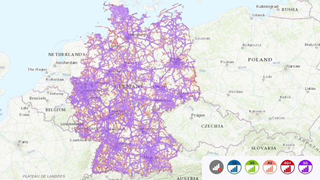 Mobile networks in Germany - prices, operators, 5G coverage | OHAYU eSIM